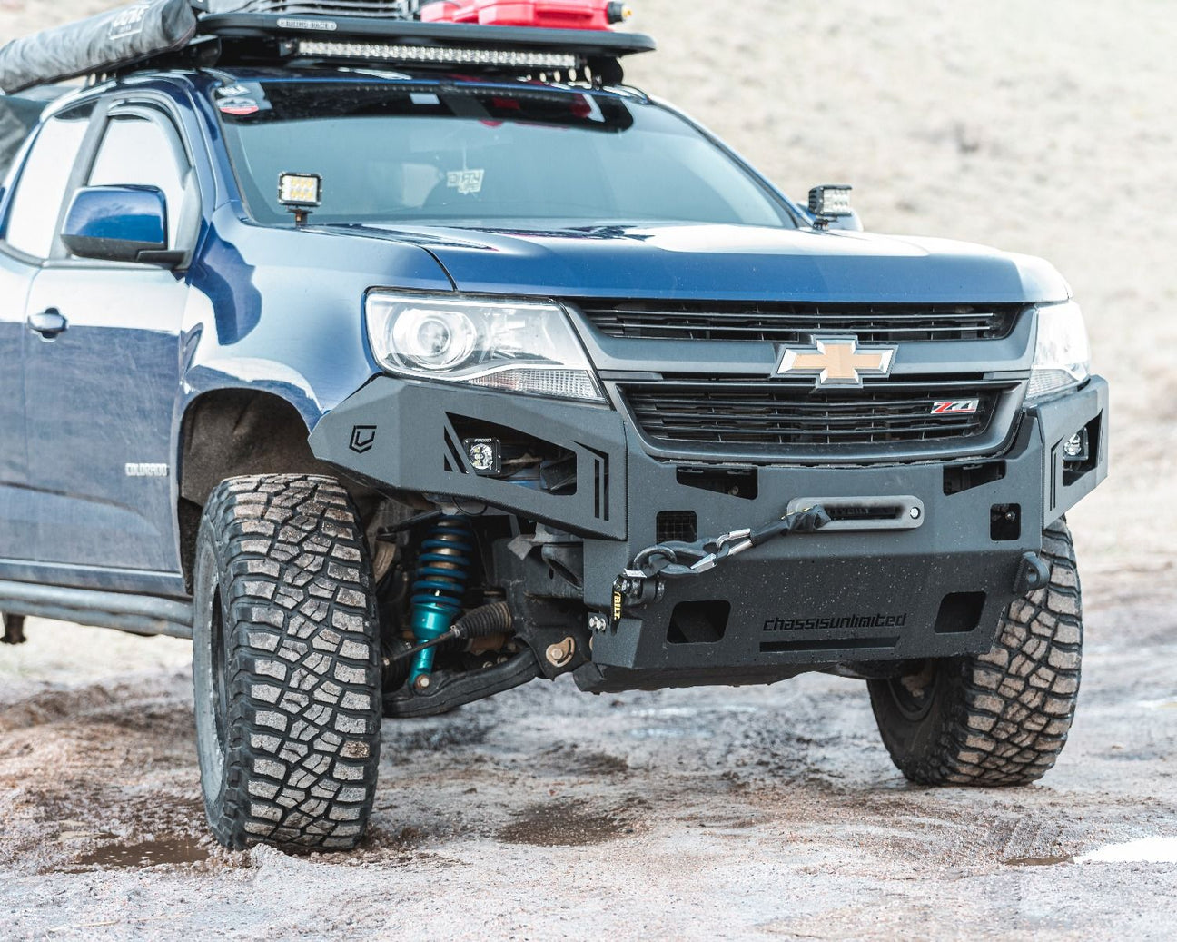 Chassis Unlimited Chevy Colorado Front Winch Bumper | 15-20 Colorado